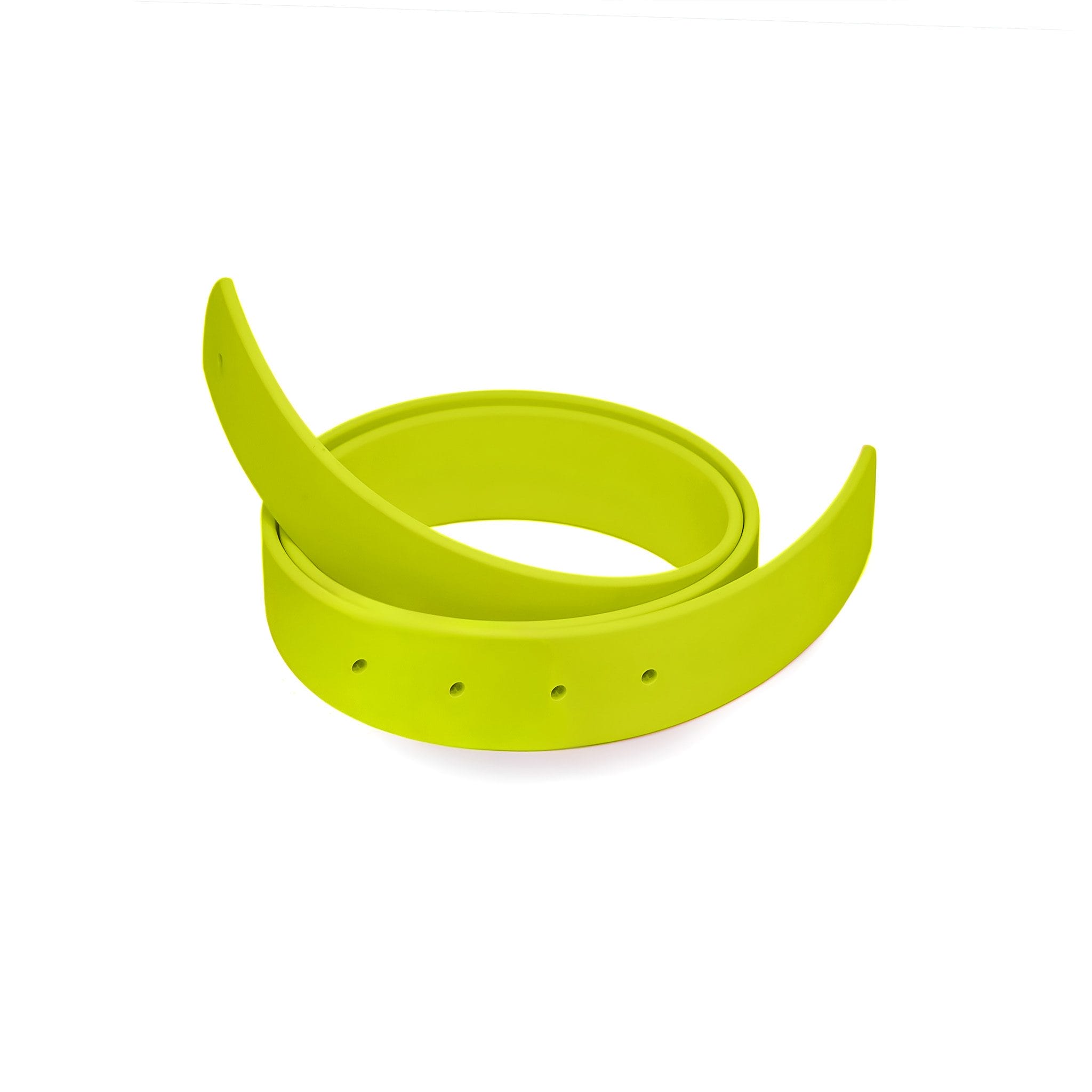 Neon Yellow Infinity Silicone belt strap - Kotesi.com